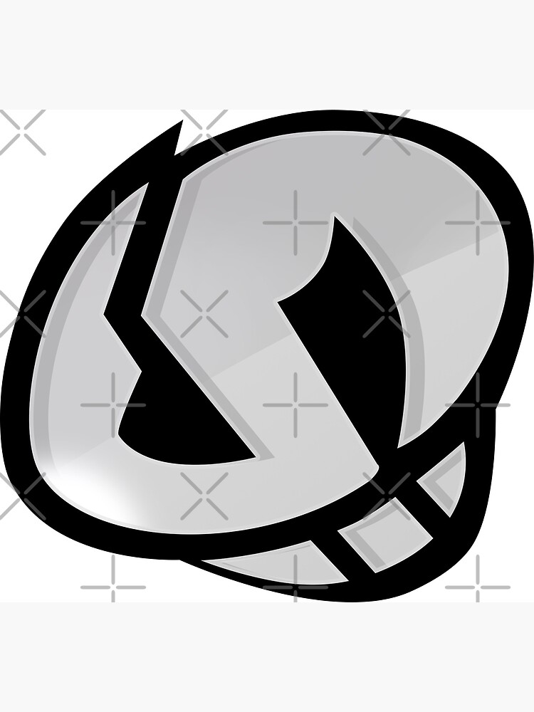 "Silver Team Skull Logo" Art Print by lorihime | Redbubble