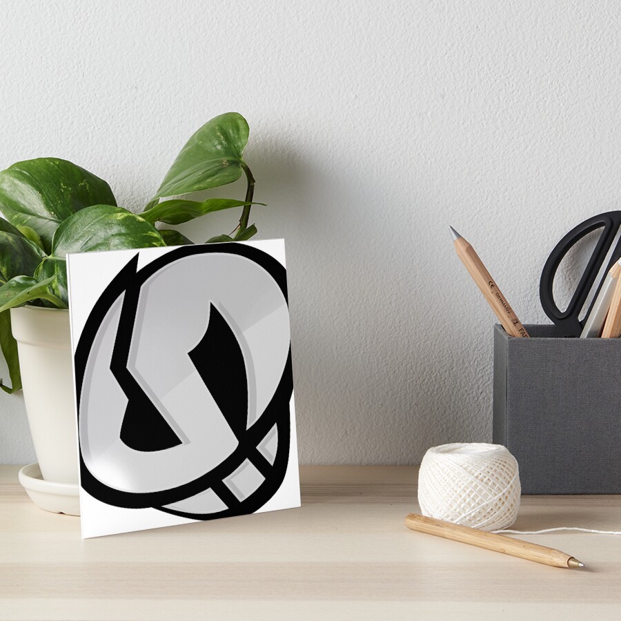 "Silver Team Skull Logo" Art Board Print by lorihime | Redbubble