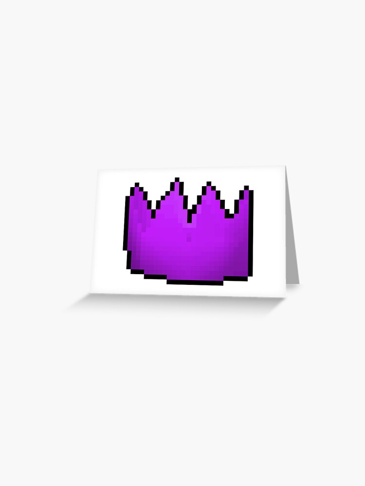 "Oldschool Purple Partyhat - OSRS Runescape" Greeting Card for Sale by ...