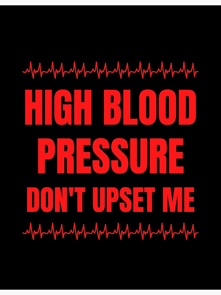 Highblood Quotes High Blood Pressure Text Quote Card Medical Concept