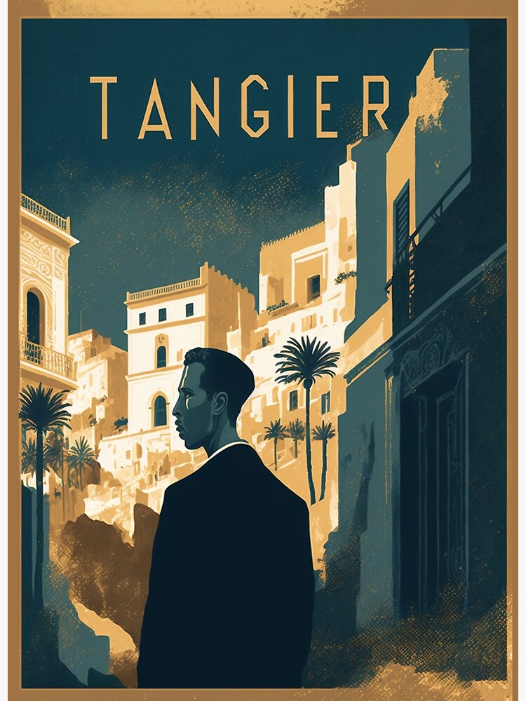 "Tangier Morocco Vintage Travel Poster" Poster for Sale by tierratour ...