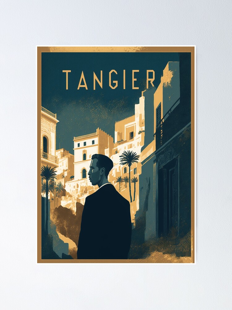"Tangier Morocco Vintage Travel Poster" Poster for Sale by tierratour ...
