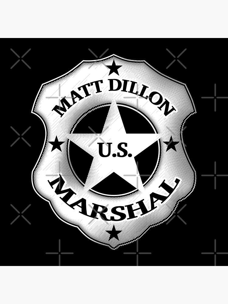 "US Marshal Matt Dillon from Gunsmoke" Art Board Print for Sale by ...