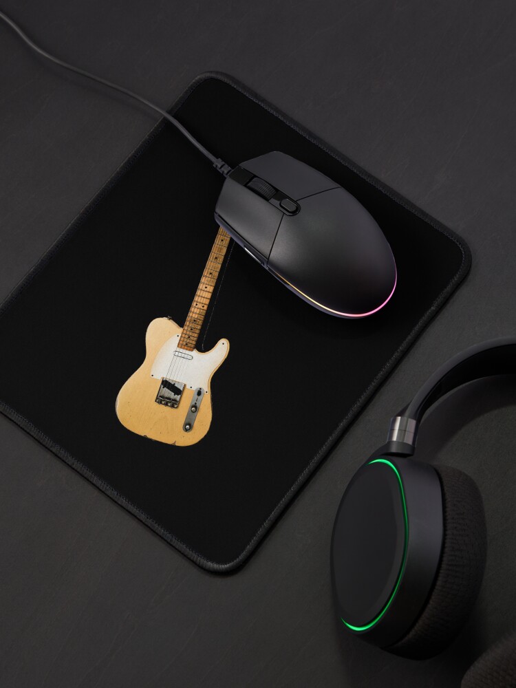 "Blonde Telecaster guitar distressed look" Mouse Pad for Sale by ...