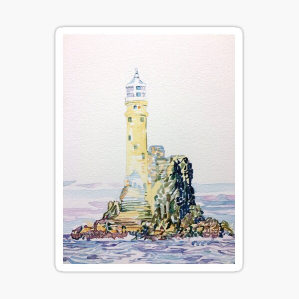 "Fastnet Rock Lighthouse, Atlantic Ocean, Ireland " Sticker for Sale by ...