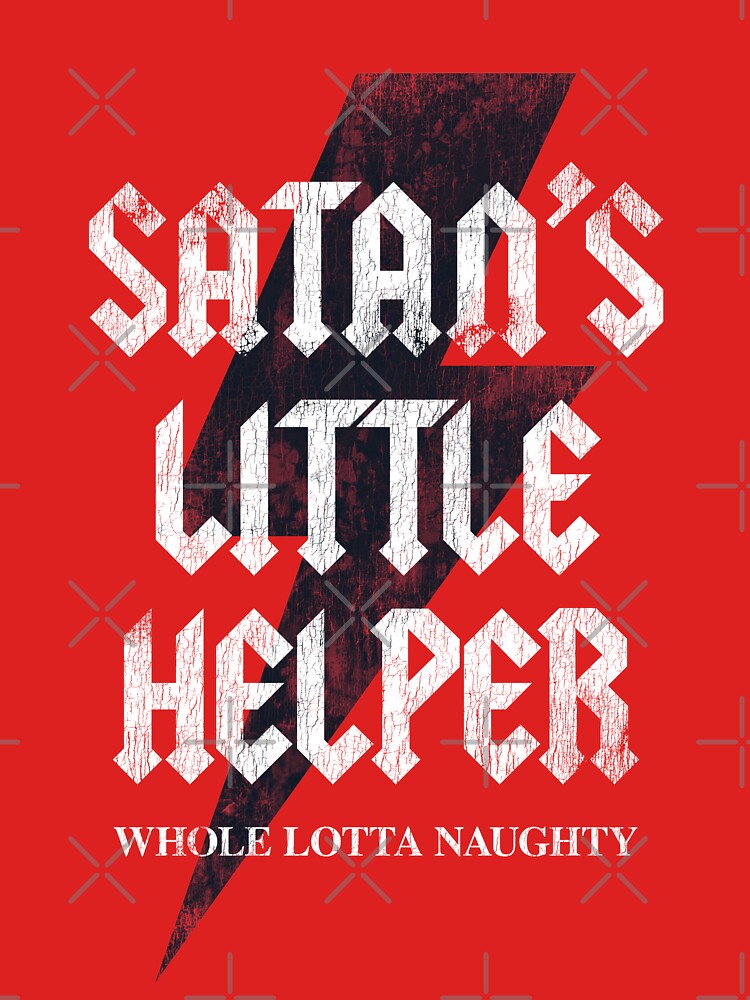 "AC/DC Christmas - Satan's Little Helper" T-shirt by f22design | Redbubble