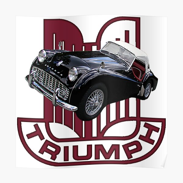 Triumph Tr3 Posters | Redbubble
