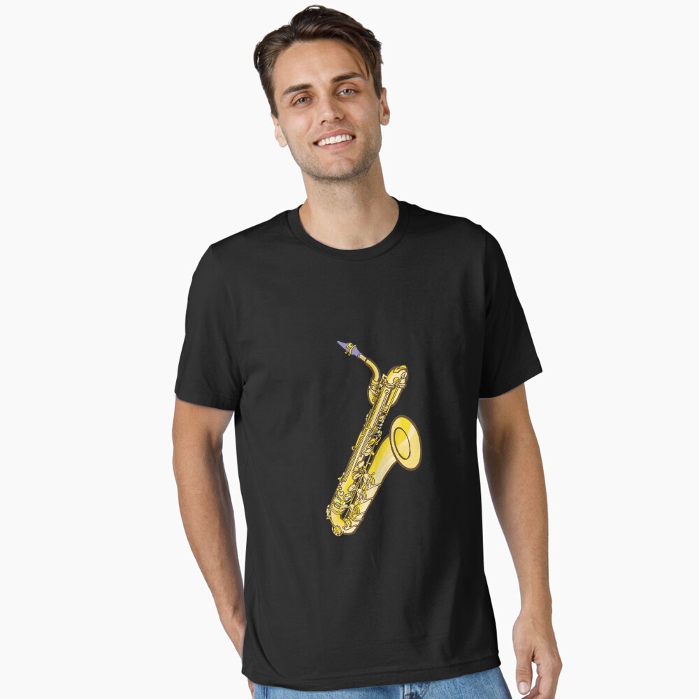 "Baritone saxophone " Sticker for Sale by ElectronicCloud | Redbubble