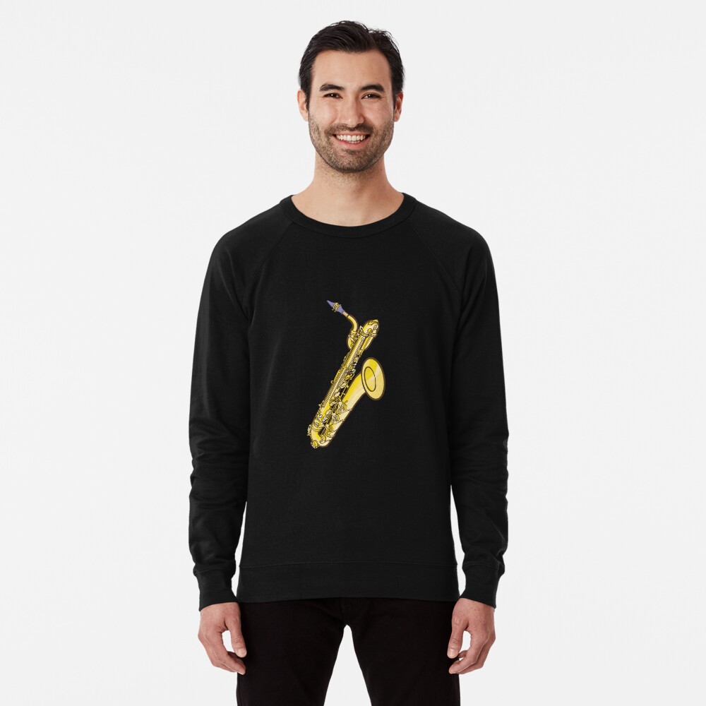 "Baritone saxophone " Sticker for Sale by ElectronicCloud | Redbubble
