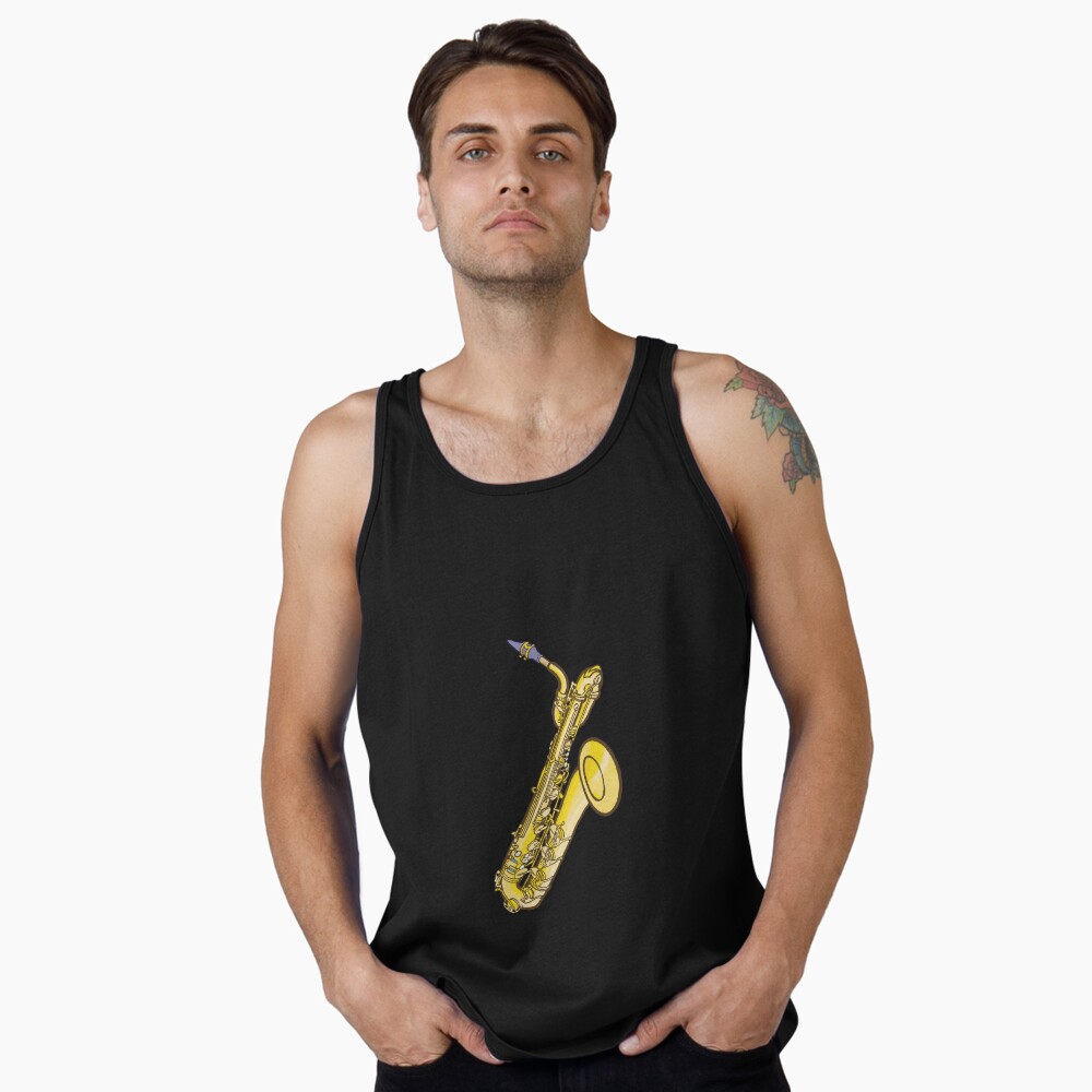 "Baritone saxophone " Sticker for Sale by ElectronicCloud | Redbubble