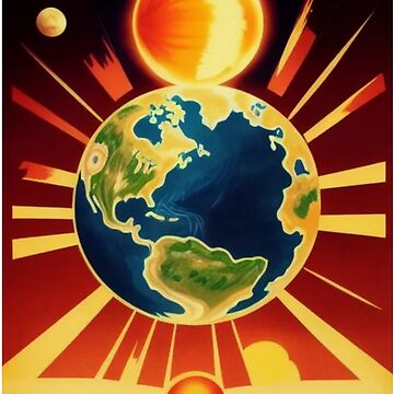 "Vintage Planet Earth Poster" Poster for Sale by HanaiPrint | Redbubble