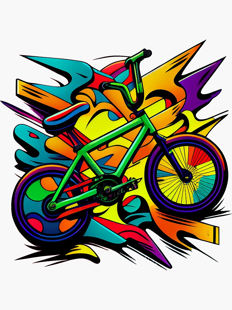 "BMX designs with a bold and colorful flair, perfect for riders looking ...
