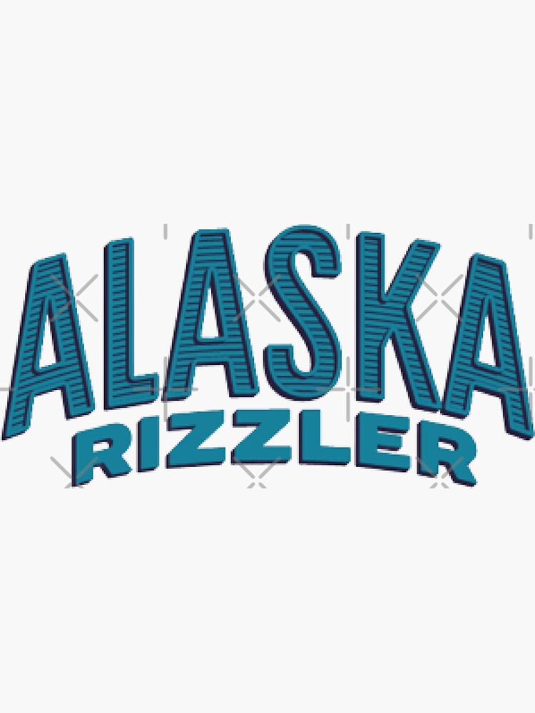 "Alaska Rizzler" Sticker by Designs-God | Redbubble