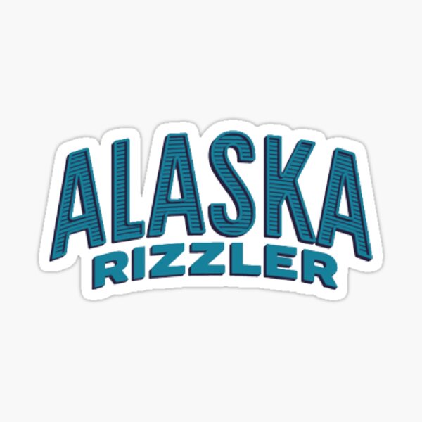 "Alaska Rizzler" Sticker by Designs-God | Redbubble