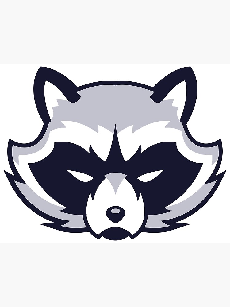 "Angry Raccoon Logo" Poster for Sale by pdgraphics | Redbubble