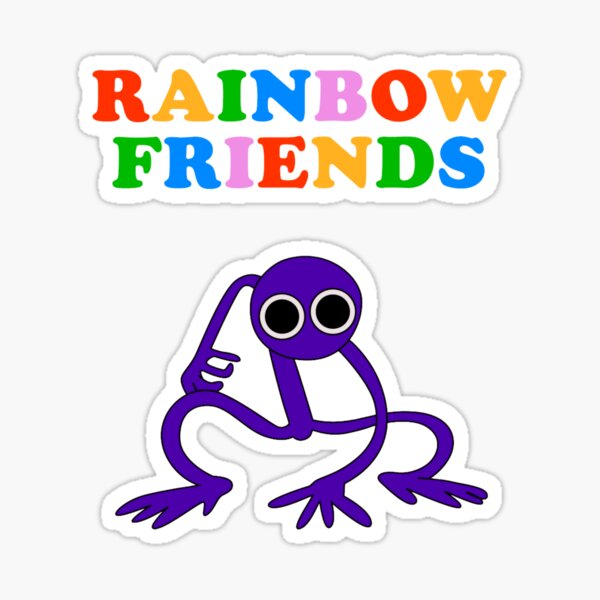 "purple rainbow friends" Sticker by SebasthianStore | Redbubble