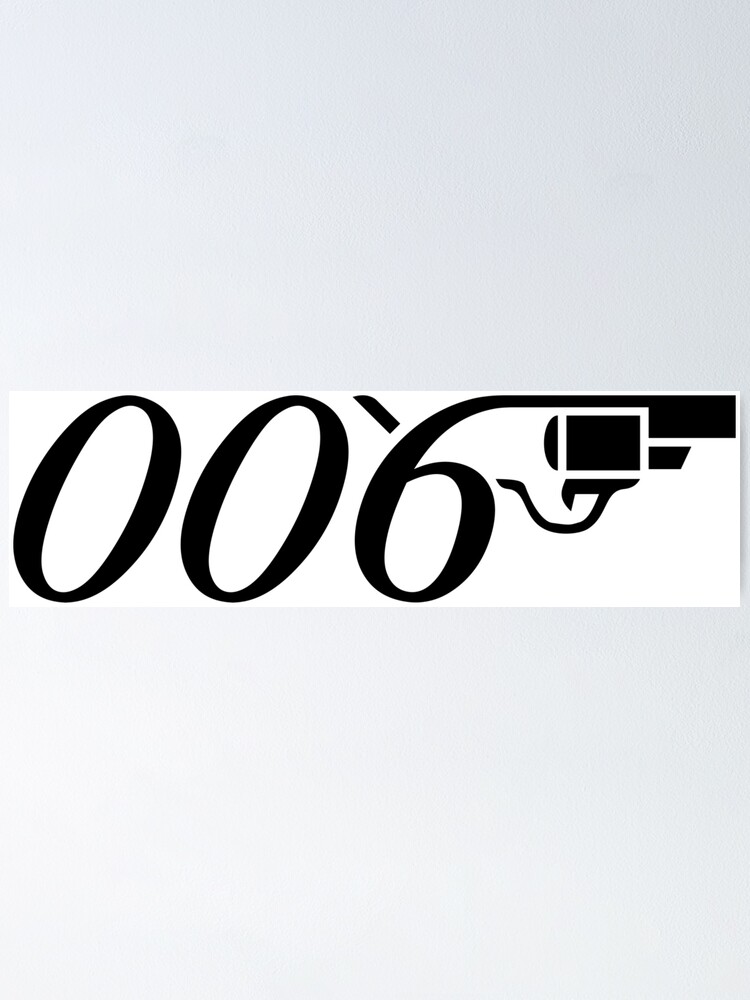 "006 logo" Poster by LexAlfa | Redbubble