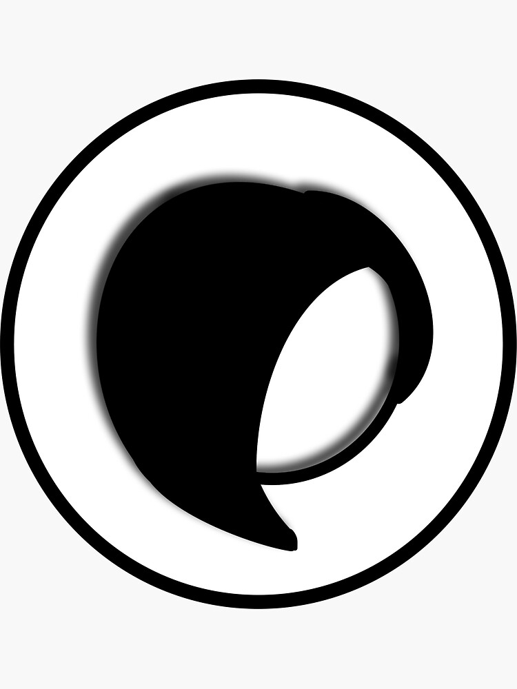 "Classic Emo Scene Kid Logo" Sticker for Sale by BrokenStrings32 ...