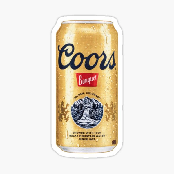 "Coors Banquet Can" Sticker for Sale by TylerFaul23 | Redbubble