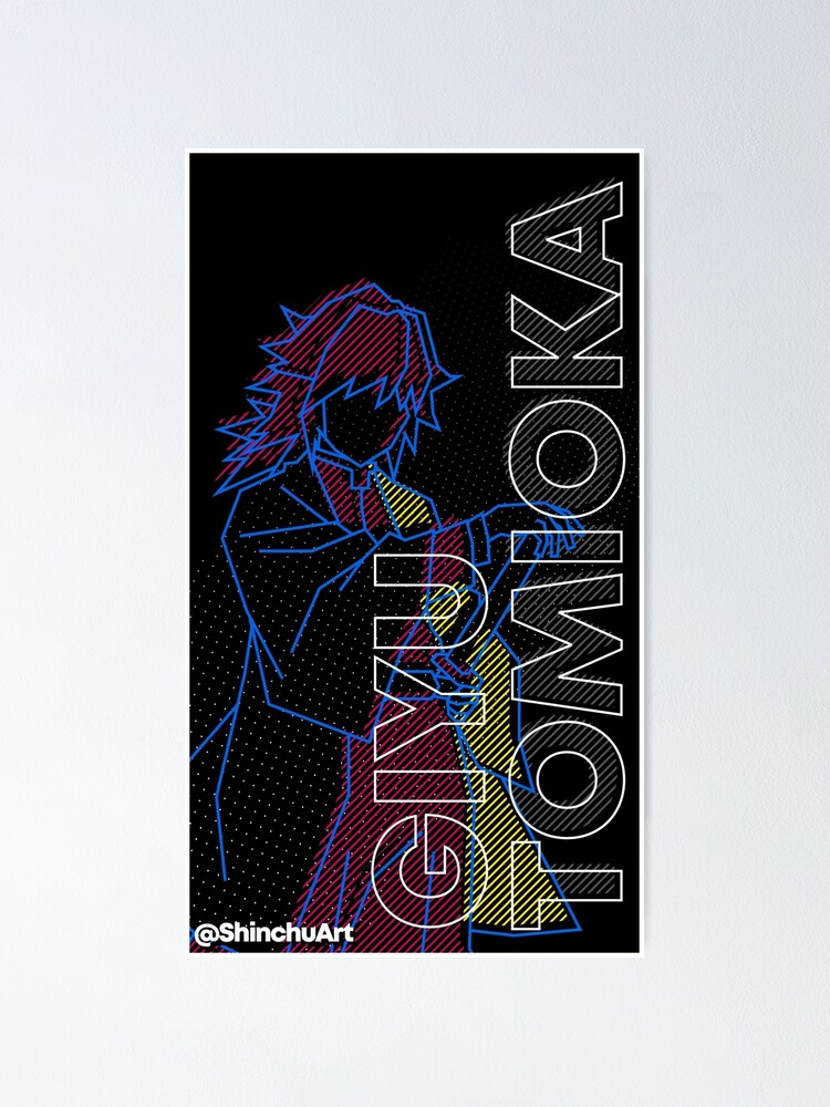 "Giyu Tomioka [Neon Shadow Art Style]" Poster for Sale by Shinchu-art ...