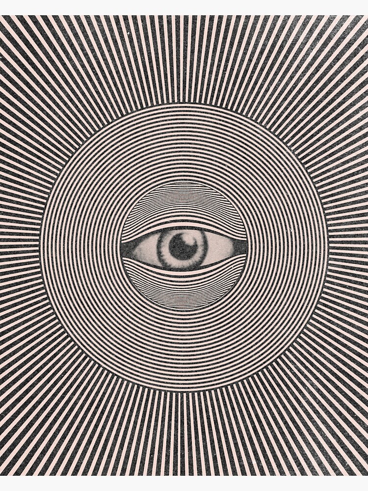 "Magic Eye IV" Sticker by PeccinettiArt | Redbubble