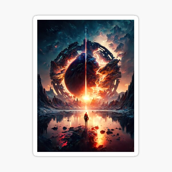 "cataclysm" Sticker for Sale by zar4fussion | Redbubble