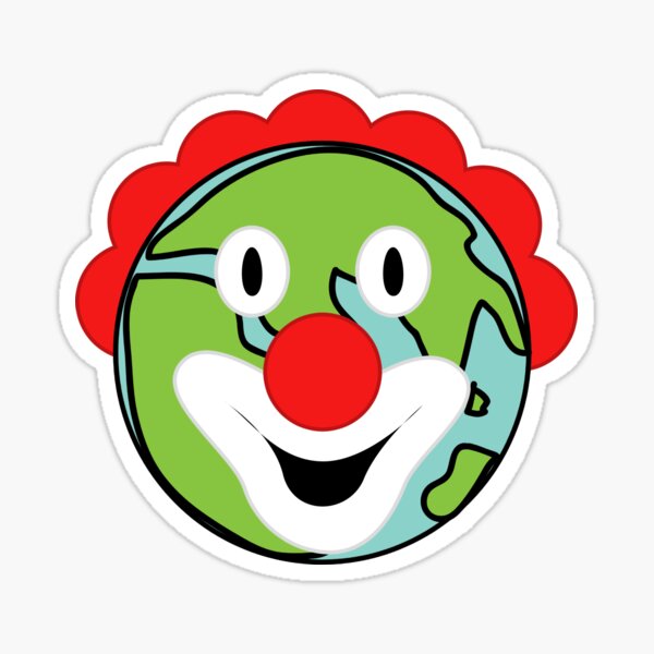 "Clown World" Sticker for Sale by SLCWearables | Redbubble