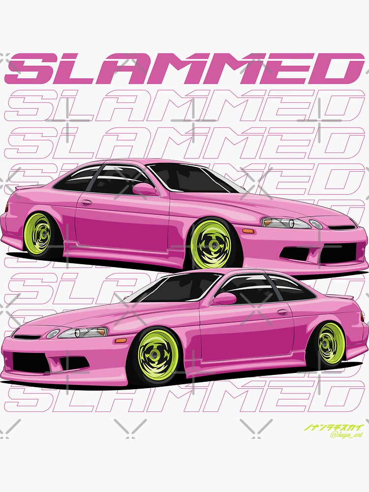"SC400 / SC300 SLAMMED" Sticker for Sale by kuyoart | Redbubble