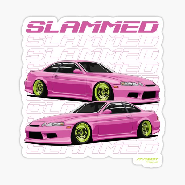 "SC400 / SC300 SLAMMED" Sticker for Sale by kuyoart | Redbubble