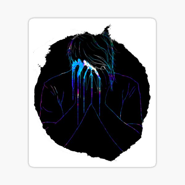 "Keep It Inside" Sticker for Sale by opticill | Redbubble