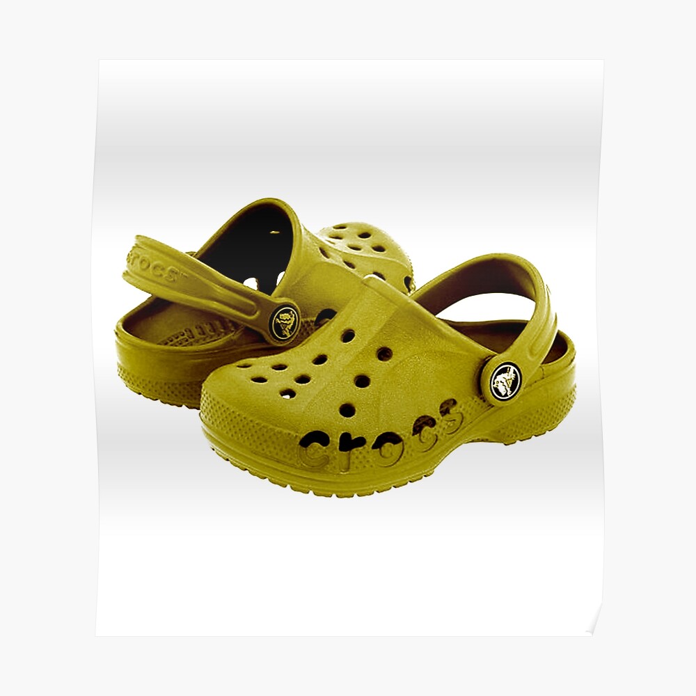 "Golden Crocs" Poster by apollosale | Redbubble