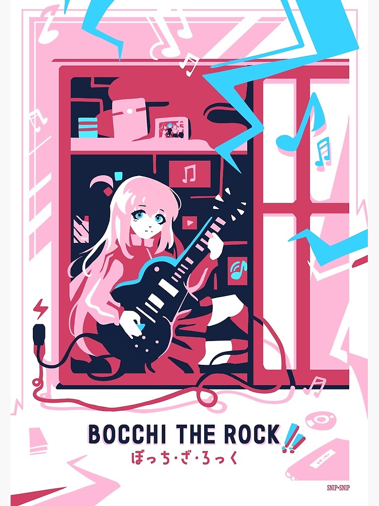 "Bocchi the rock" Poster for Sale by SnipSnipArt | Redbubble