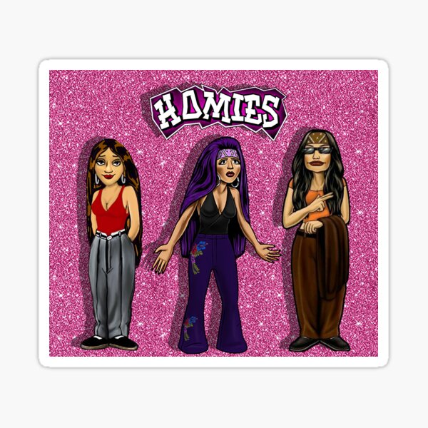 "Homies Lil Homie Chula" Sticker for Sale by EnviousObjects2 | Redbubble