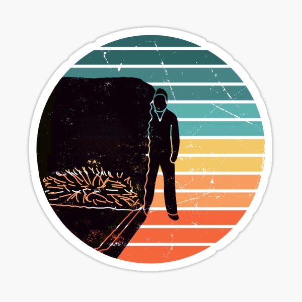 "Hiding" Sticker for Sale by GeekPopDesigns | Redbubble