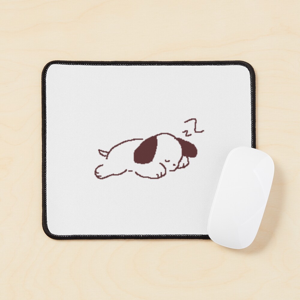"Sleepy dog doodle cute core silly" Sticker for Sale by chompe | Redbubble