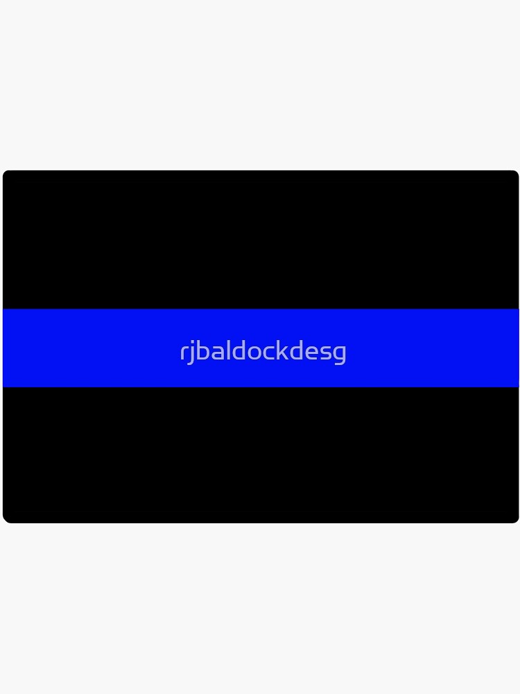 "Thin Blue Line" Sticker for Sale by rjbaldockdesg | Redbubble