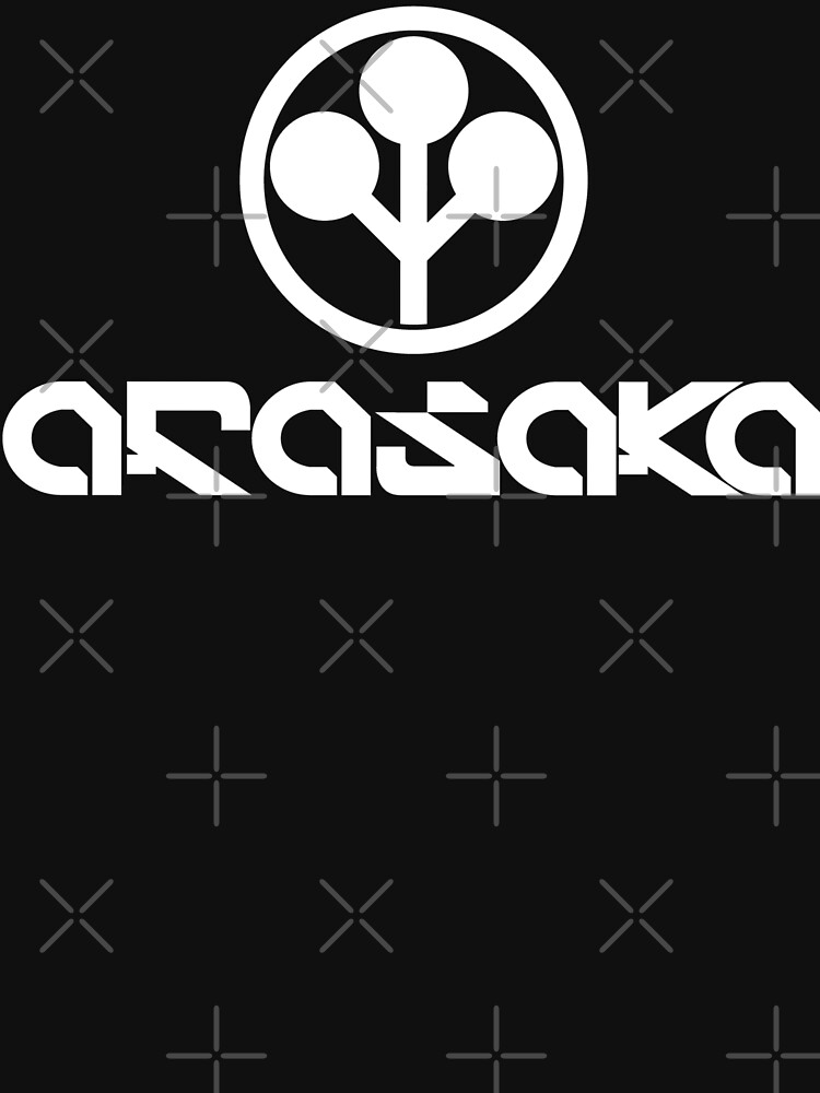 "Arasaka Corp White Logo" Classic T-Shirt for Sale by Gears-One | Redbubble