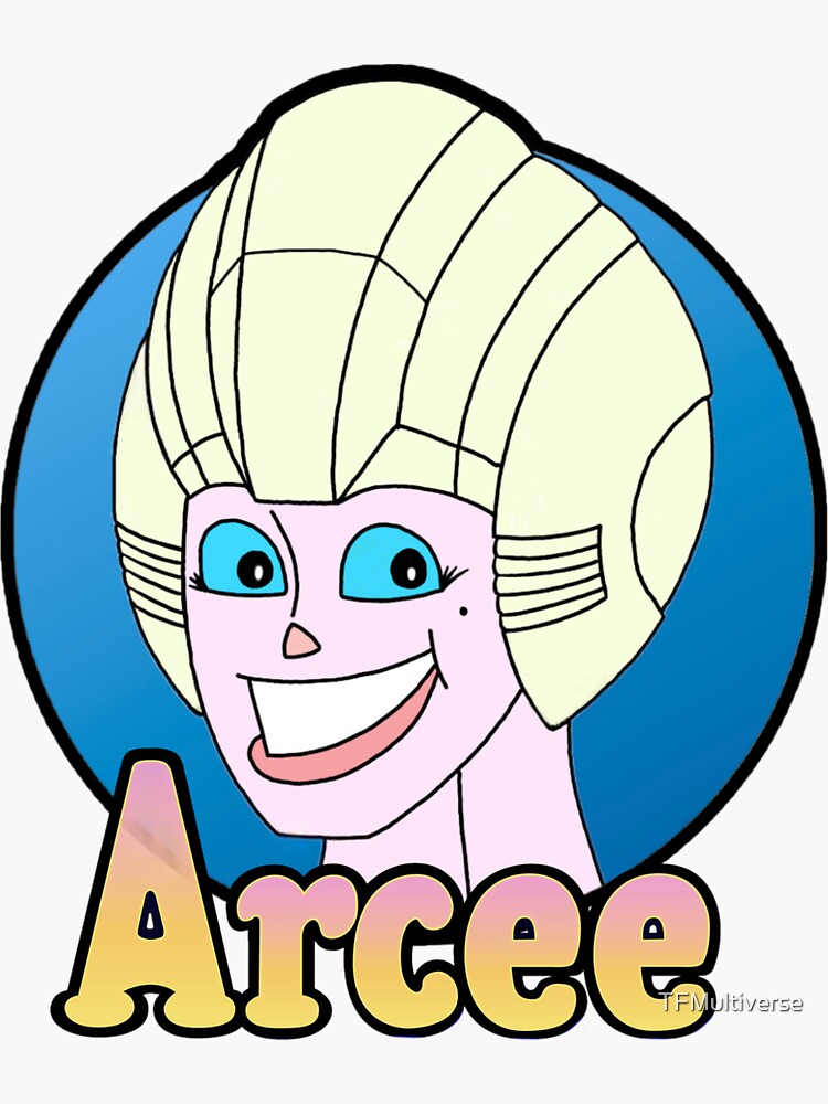 "Arcee, Archie-Styled" Sticker for Sale by TFMultiverse | Redbubble