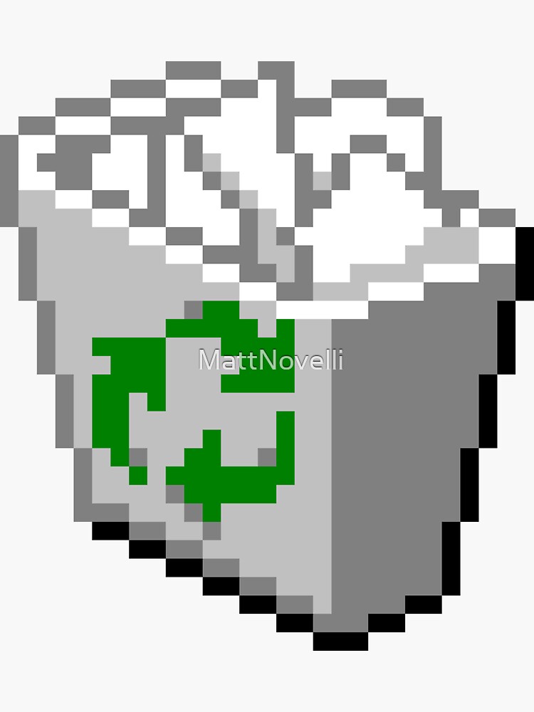 "Windows 95 / 98 Recycle Bin / Trash Can" Sticker for Sale by ...