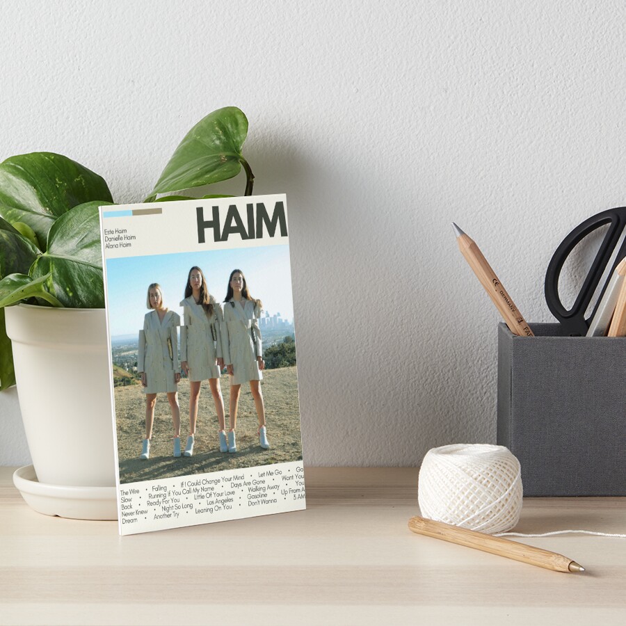 "HAIM Mid Century Modern Poster Print" Poster for Sale by maddiemercer ...