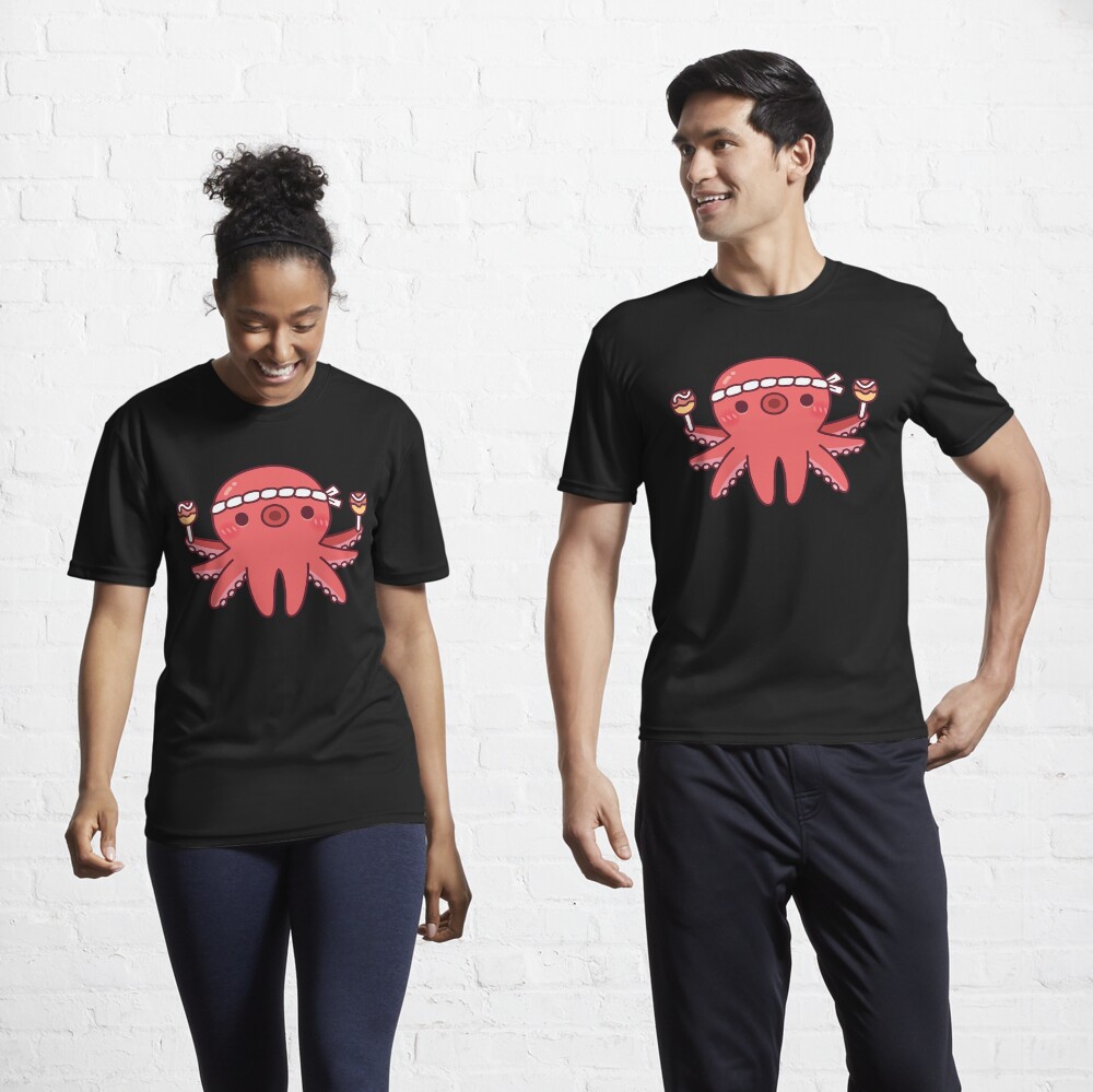 "Cute Octopus With Japanese Takoyaki Balls" Sticker for Sale by ...