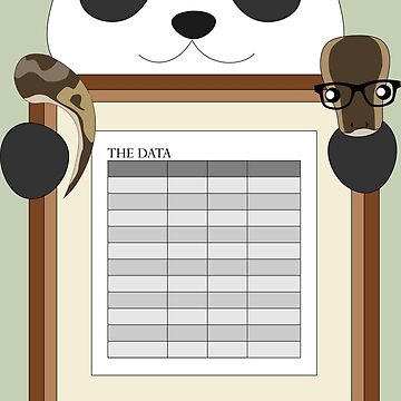 "Python Pandas Data Frame" Sticker for Sale by chrispy-doodles | Redbubble