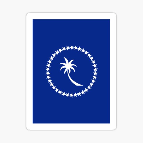 Chuuk Flag Sticker For Sale By Polymicromela Redbubble