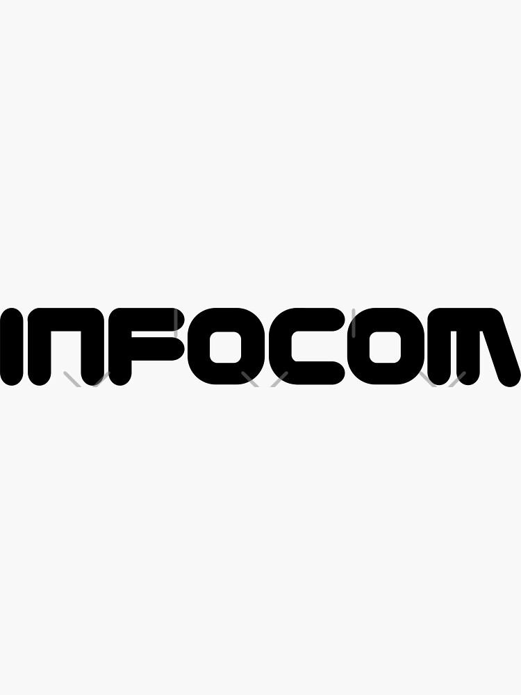 "Infocom Games Logo" Sticker for Sale by cadburyyy | Redbubble