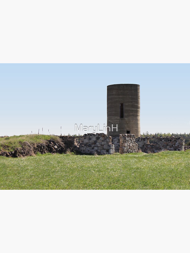 "Old Silo and Rocks" Sticker for Sale by MaryLinH | Redbubble