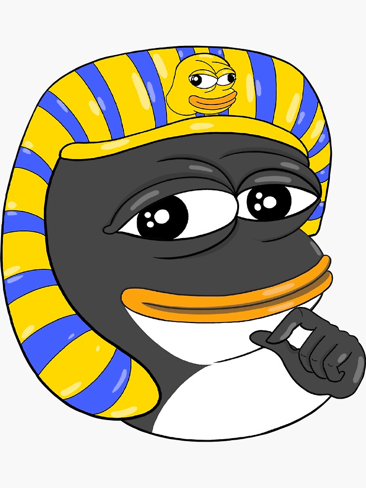 "Funny Tux penguin meme" Sticker for Sale by Timi Studio | Redbubble