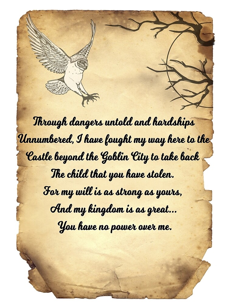 Labyrinth Movie Quotes