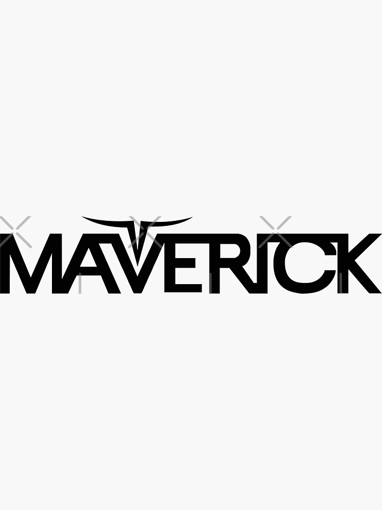 "Maverick Emblem" Sticker for Sale by ItsMeRuva | Redbubble