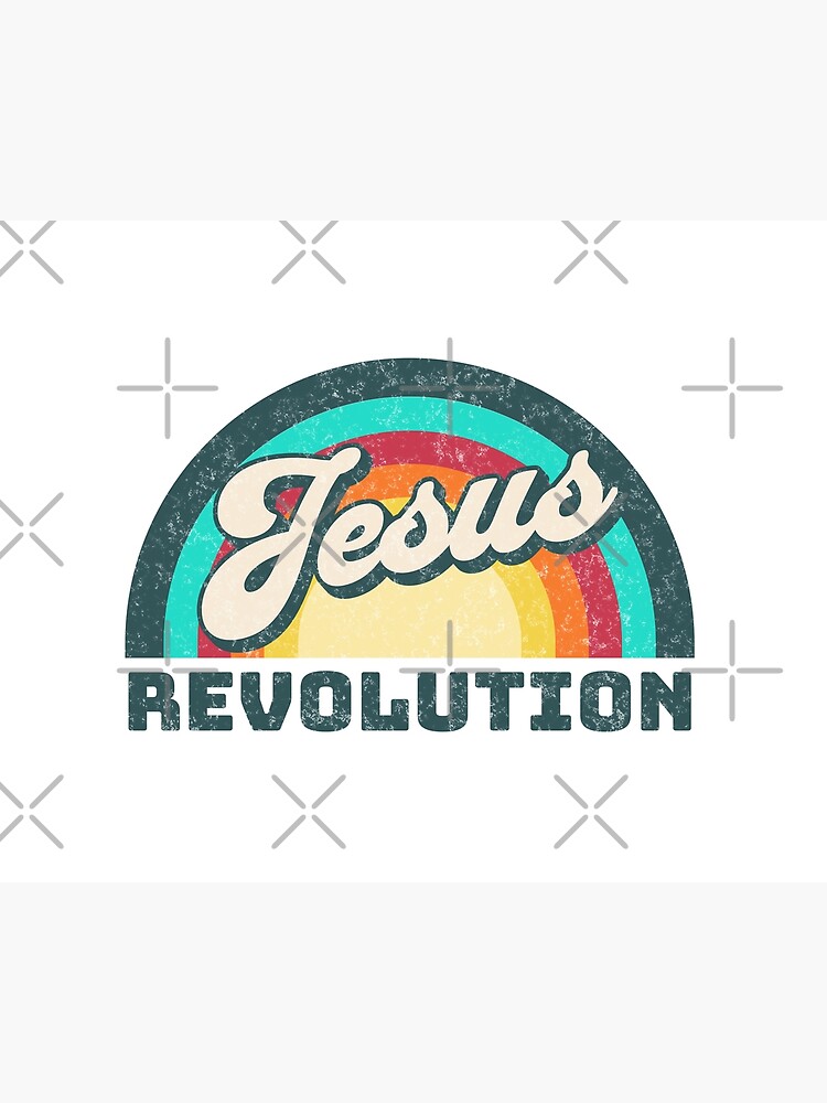 "Jesus Revolution Vintage Rainbow" Poster for Sale by miyagifactory ...