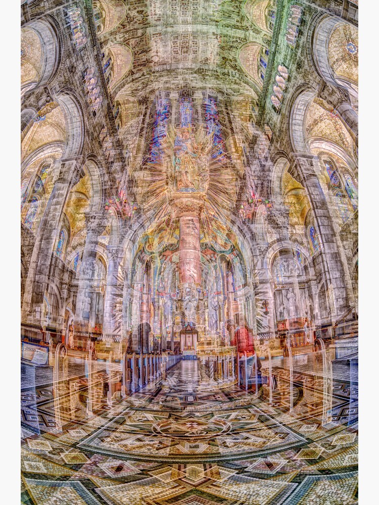 "CHURCH MATRIX" Sticker for Sale by LeNumerimagiste | Redbubble